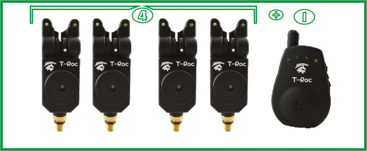 T-Roc 4+1 Wireless Alarm Set – Western Accessories